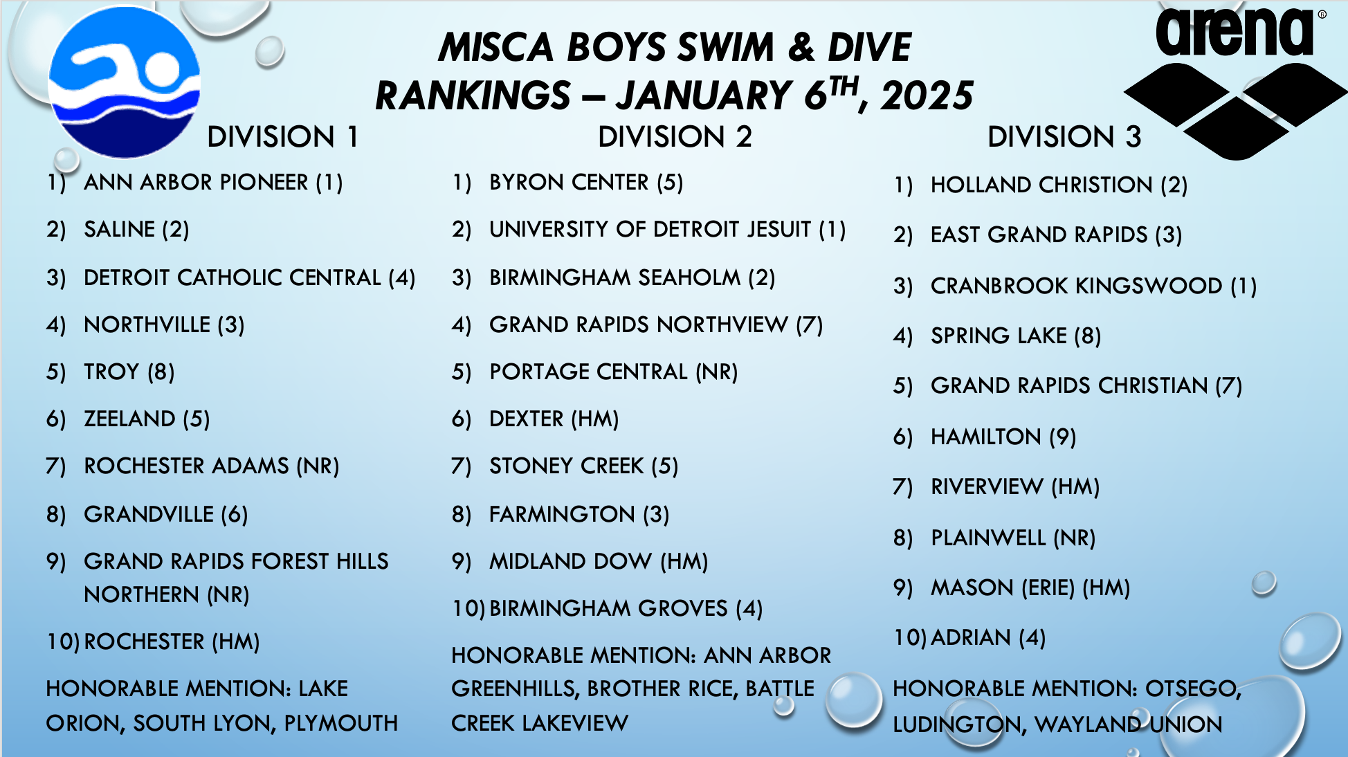 Michigan Interscholastic Swim Coaches Association - About Us